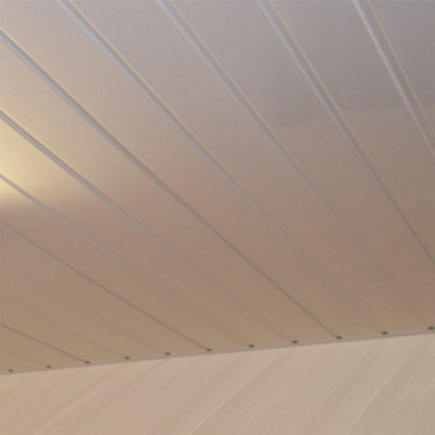 Ceiling Cladding Roof Kit - 5 x 5m x 300mm Hollow Soffit Boards, 3 x 5m ...