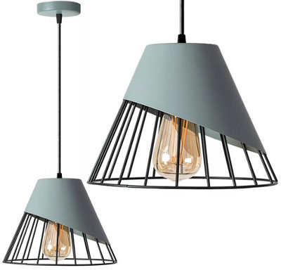 CEILING LAMP CHANDELIER REA APP229-1CP GREY BLACK