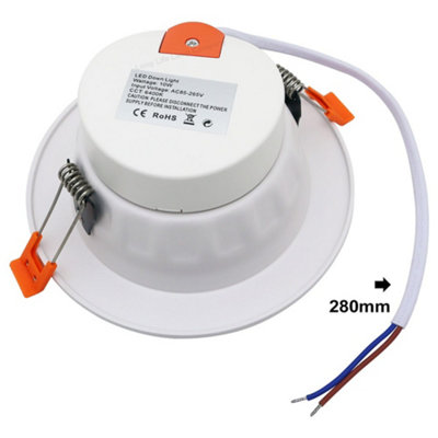 Ceiling LED Downlight Cool White Recessed Round DL10CW-A