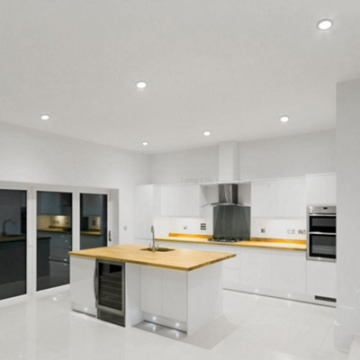 Ceiling LED Downlight Cool White Recessed Round DL10CW-A