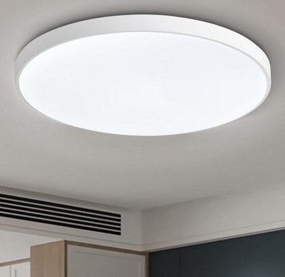 Ceiling Light White Round Cool White 30 cm