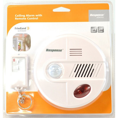 CEILING MOUNTED MOTION DETECTING INTRUDER ALARM
