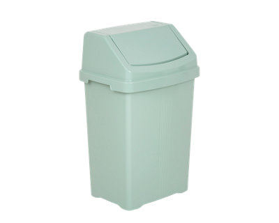 Celino Plastic Swing Top Bin Waste Rubbish Bins Office Home Kitchen ...