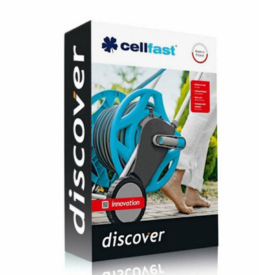 Cellfast Garden Hose Attachment portable hose reel cart clamp mount ...