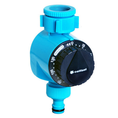 Cellfast Manual Garden Hose Water Timer Hozelock Compatible No Battery Need Diy At Bandq