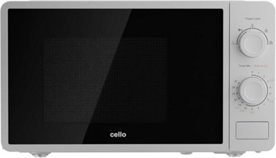 Cello 800W Microwave Oven with 20 Litre Capacity 5 Power levels and ...