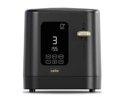 Cello Digital 2 Slice Toaster with Timer, 800W, Digital Control Panel ...