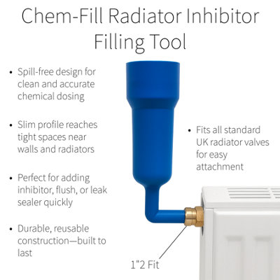 Central Heating Radiator Maintenance Kit Fernox F1 Inhibitor, Dosing ...