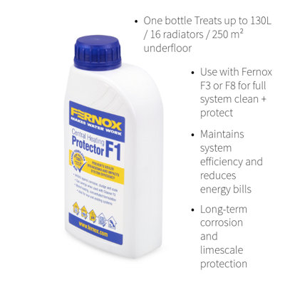 Central Heating Radiator Maintenance Kit Fernox F1 Inhibitor, Dosing ...