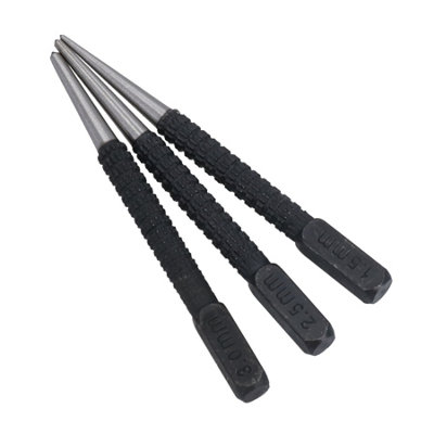 Centre Punch / Dot Marking 3pc Metal Marking Centre Wood Scribe Nail