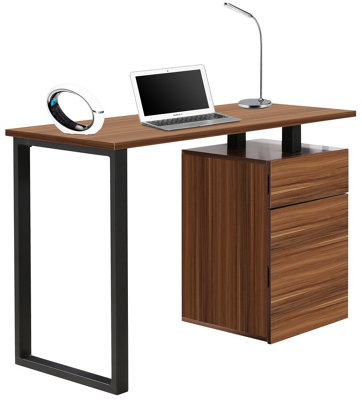 Centurion Supports CALISTA Walnut with Matte Black Legs Contemporary ...