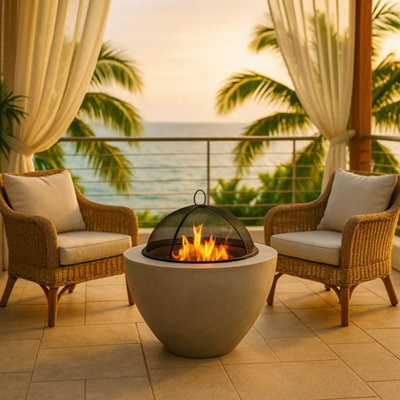 Centurion Supports Fireology DIABLO Contemporary Garden Fire Pit ...