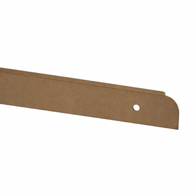 Centurion Worktop End Cap Matt Bronze 30mm Strip With Screws
