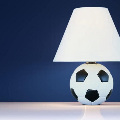 Ceramic Football Bed Side Table Lamp