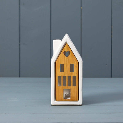 Ceramic LED House Ornament (16cm) | DIY at B&Q