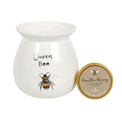 Ceramic Queen Bee Wax Melt Burner Set | DIY at B&Q