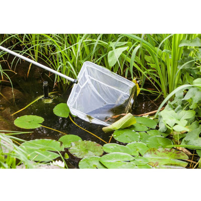 Certikin Heissner Fine Mesh Pond Debris Net 35x10cm Telescopic Handle ...