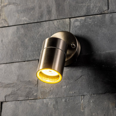 CGC ALESHA Stainless Steel Adjustable Outdoor Wall Spotlight