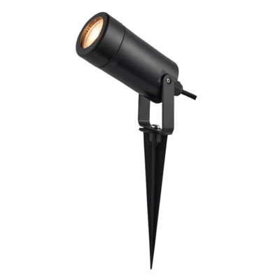CGC Black GU10 Ground Spot Light Spike or Surface Mount IP44 ...