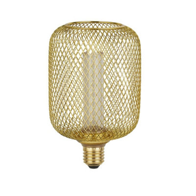 CGC Decorative Gold Mesh Dimmable LED Bulb 1800K Ultra Warm