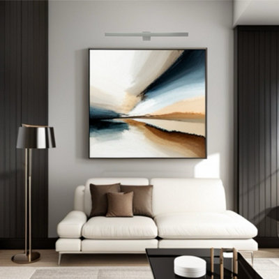 CGC LIBRA Satin Nickle LED Rechargeable Magnetic USB Over Picture Wall ...