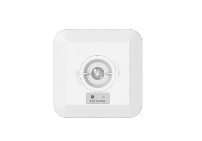CGC Lighting Surface Mount Square IP65 Emergency Downlight White Finish ...