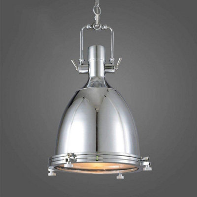 CGC MACY Large Chrome Pendant Light | DIY at B&Q