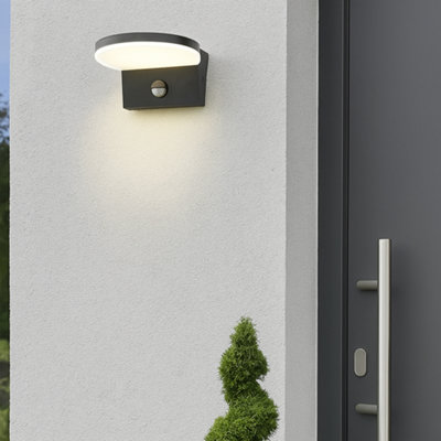 CGC Outdoor Outside Security Wall Light PIR Motion Sensor LED ...