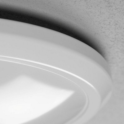 CGC RIZZO White Round Ceiling Light With Motion Sensor