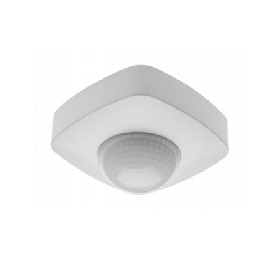 CGC Surface Mount PIR Motion Sensor IP20 White Ceiling or Wall Mount