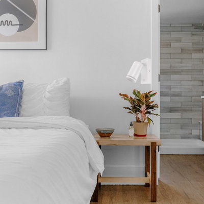 CGC White GU10 Wall Light Halo Reflector with On Off Switch Adjustable ...