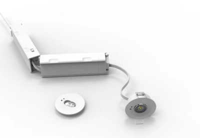 CGC White Recessed Emergency Downlight with changeable corridor and ...