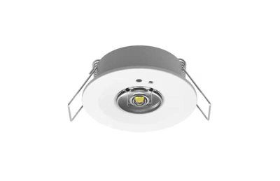 CGC White Recessed Emergency Downlight with changeable corridor and ...