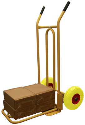 Buy CGV380 Heavy Duty Folding and Fixed Toe Sack Truck, Puncture Proof ...