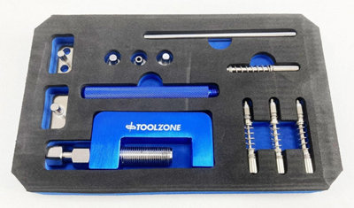 Chain Breaker & Riveting Tool Universal Splitter Set Rivet Motorbike ...
