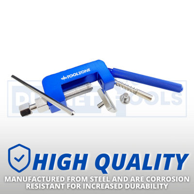 Chain Breaker Tool with Gloves Chain Rivet Splitter Set Motorbike ...