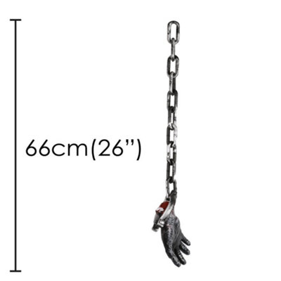 Chained Severed Hand Decoration - 66cm 26 inch