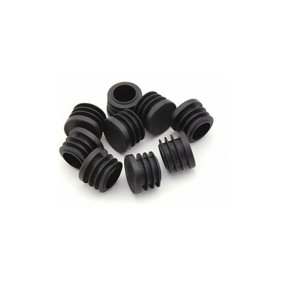 Chair Leg Cap,Round Plastic Plug,30Pcs Black Tube End Cap Chair Glide ...