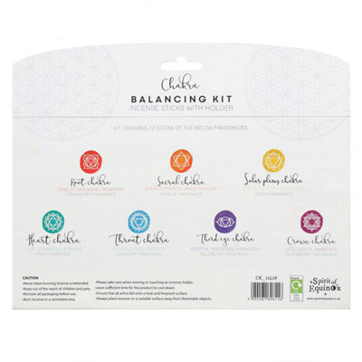 Chakra Incense Balancing Kit Set