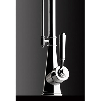 Chambord Blaise Single-Lever Pull-Out Kitchen Mixer Tap - Brass, Swivel ...