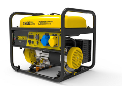 Champion Power Equipment 500560-UK 3200 Watt Frame Type Petrol Generator