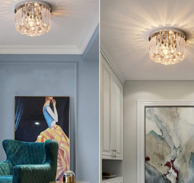 Chandeliers Small Ceiling Light Crystal Modern Crystal Small Lamp 25 Cm ...