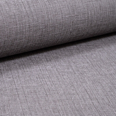 Charcoal Linen Effect Wallpaper Plain Textured Dark Grey Erismann Paste ...