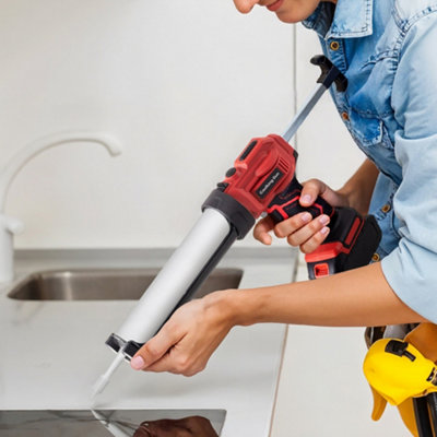 Chargeable Electric Handheld Caulking Gun with LED Work Light