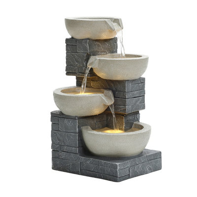 CHARLES BENTLEY 4 TIER CASCADING WATER FEATURE