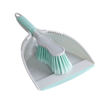 Charles Bentley 'Brights' Kitchen Bundle Dustpan & Brush Washing Up Mint Green | DIY at B&Q