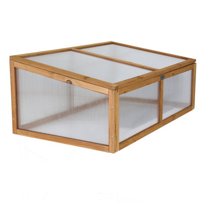 Charles Bentley FSC Cold Frame Greenhouse Box Small H40 x L60 x W100cm ...