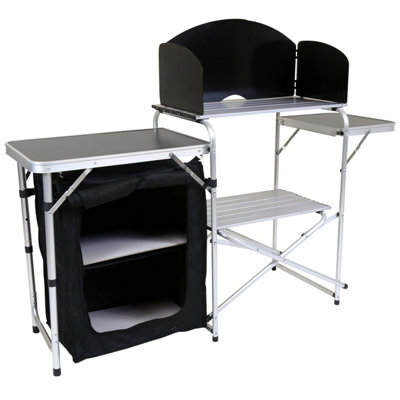 Charles Bentley Odyssey Folding Kitchen Camping Storage Unit Portable ...
