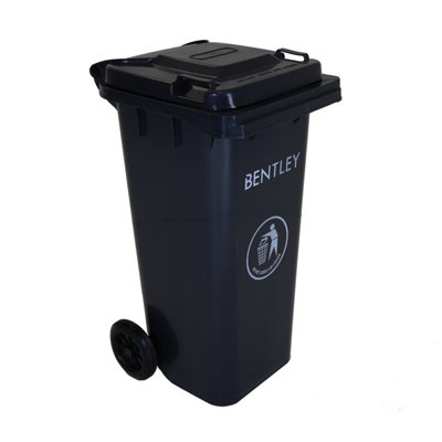 Charles Bentley Outdoor Household Waste Medium Rubbish 120 Litre ...
