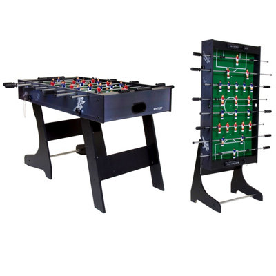 Charles Bentley Premium 4ft Football Table Folding Games Table Foosball ...
